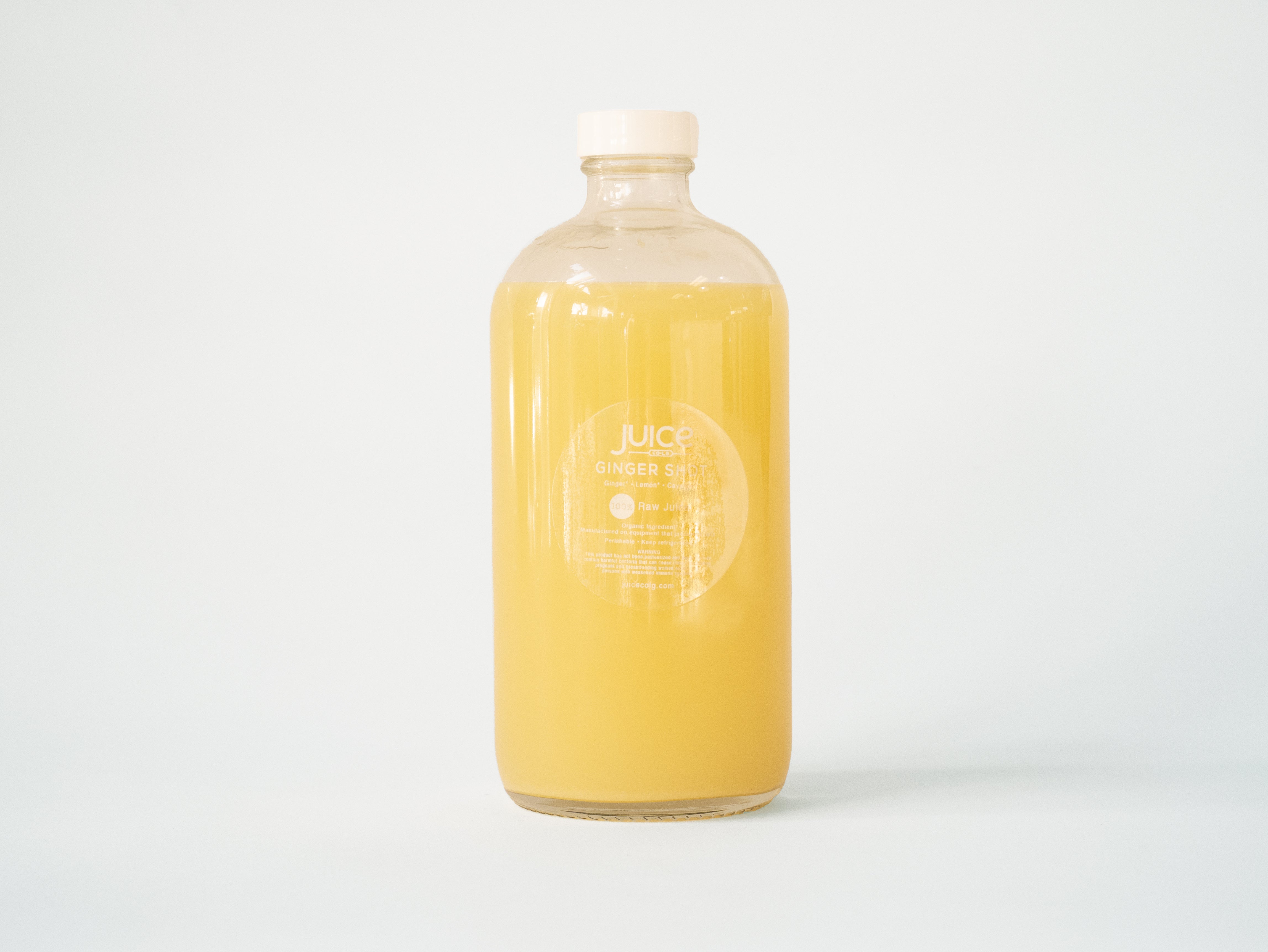 16oz Ginger Shot Bottle Juice Co LG 16oz Ginger Shot Bottle Juice Co LG